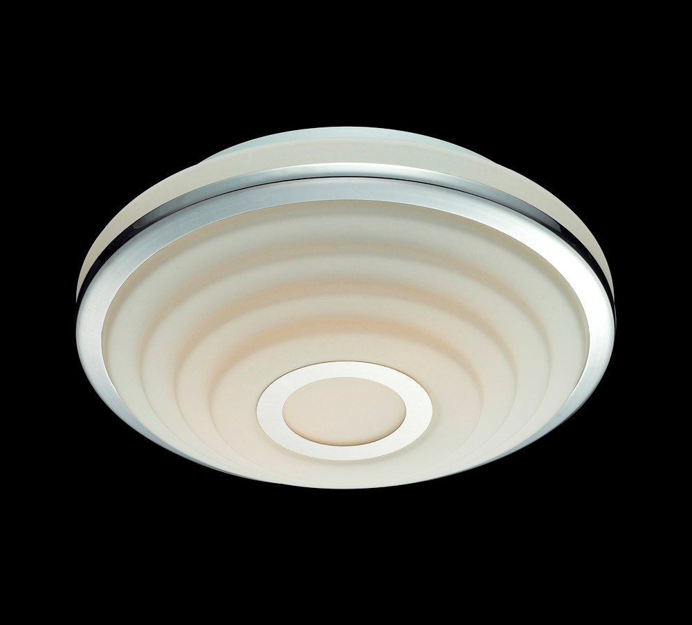 Bulb Basis E26*2 White/Chrome Finish IP44 Ceiling Light - Bulb Basics