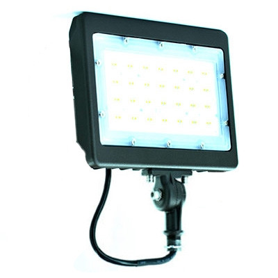 50W LED Flood Light CCT Selectable | Versatile Knuckle Mount for ...