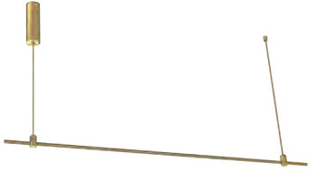 Linear Adaptive Copper Ceiling Light - Bulb Basics