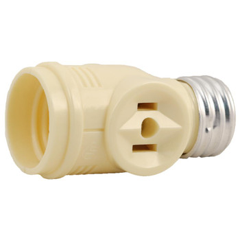 E26 to E26 Adapter with 2 Outlets - Bulb Basics