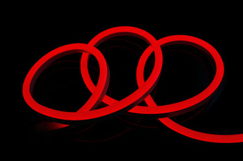 Mini LED Neon Flex Light – Red, 10W/M, AC120V, IP65 - Bulb Basics