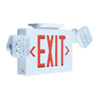 LED Exit Light with Emergency Lights, EX7027RL – 4W