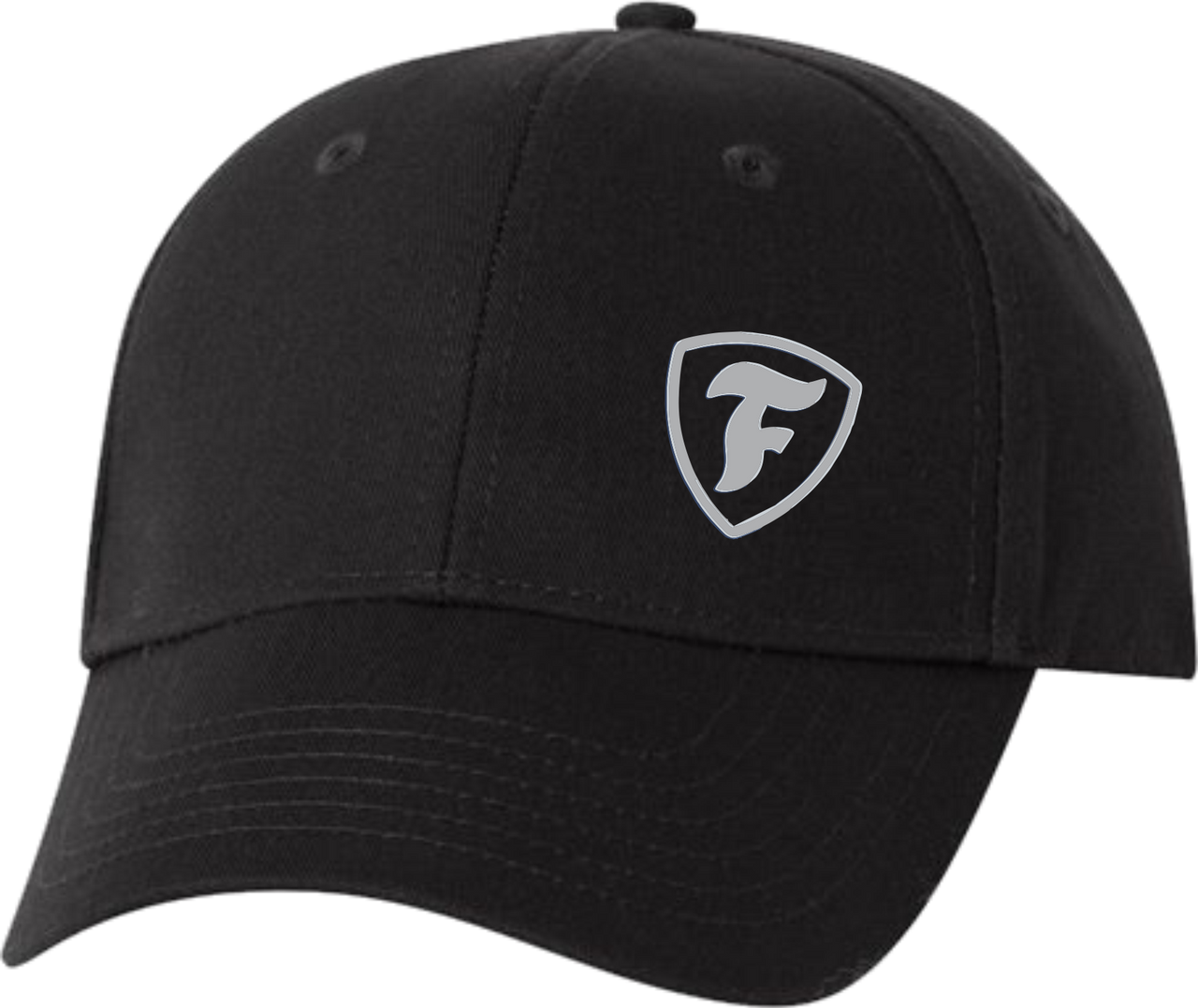 Firestone Silver F Shield Structured Chino Cap - A&A Custom Wear