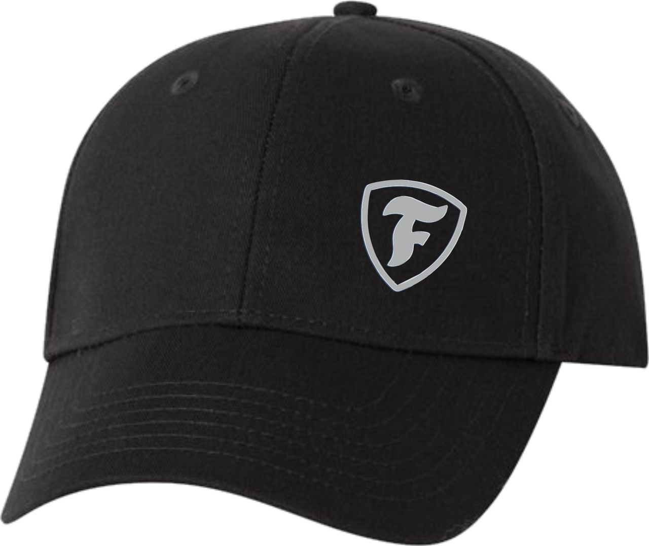 Firestone Silver F Shield Structured Chino Cap - A&A Custom Wear