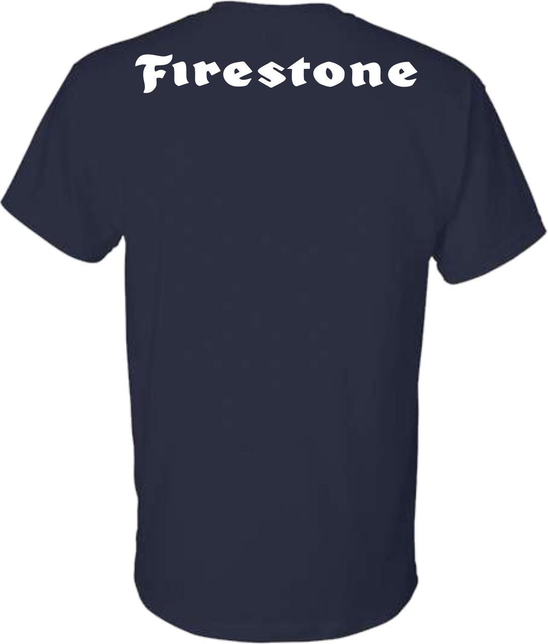 NE Firestone Short Sleeve T-Shirt with FIRESTONE on back - Black or ...