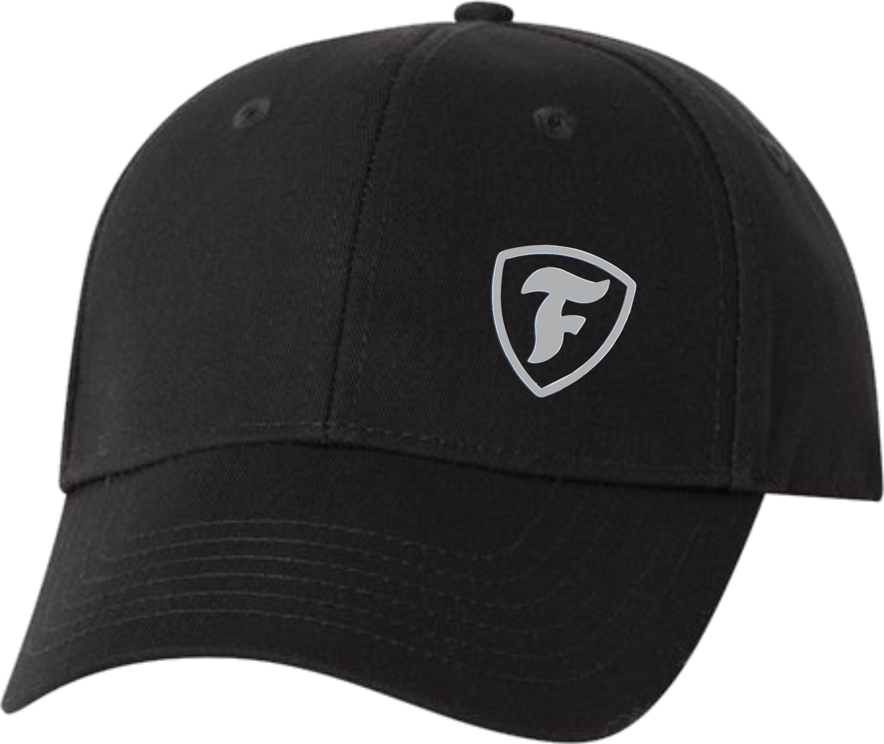 Firestone Silver F Shield Structured Chino Cap - A&A Custom Wear