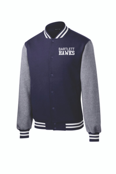BHS Fleece Letterman Jacket - A&A Custom Wear