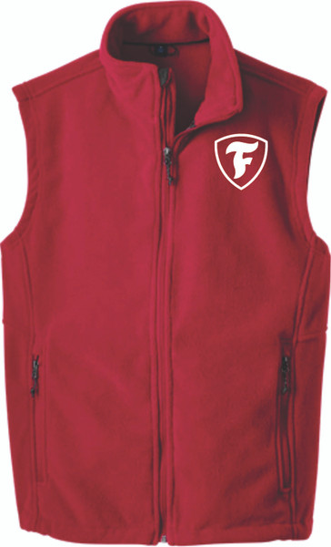 Firestone "F" Shield Fleece Vest - A&A Custom Wear