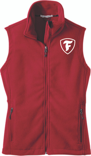 Firestone "F" Shield Ladies Fleece Vest - A&A Custom Wear
