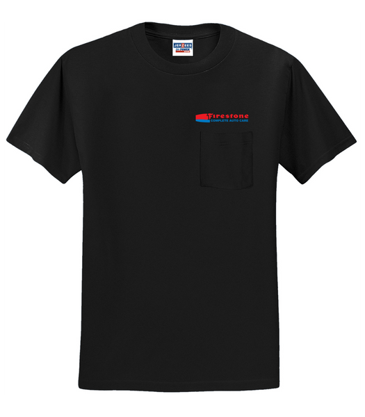 Firestone Workwear Active 50/50 Cotton/Poly Pocket T-Shirt - A&A Custom ...
