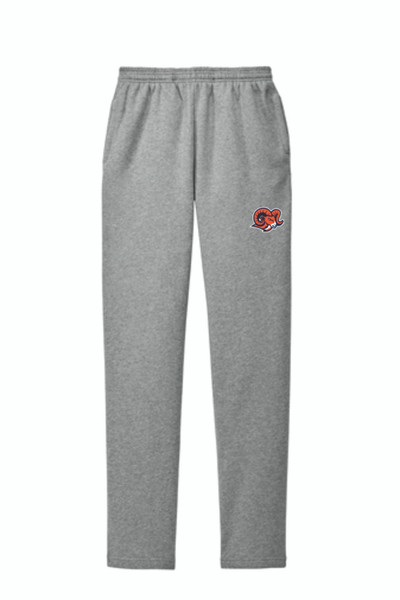 Wheaton Rams Coaches Sport-Tek® Open Bottom Sweatpant