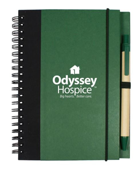 Paperboard Spiral Notebook & Pen - (Minimum 100) - A&A Custom Wear