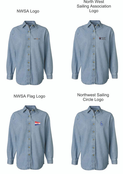 Northwest Sailing Association Women's Denim Shirt