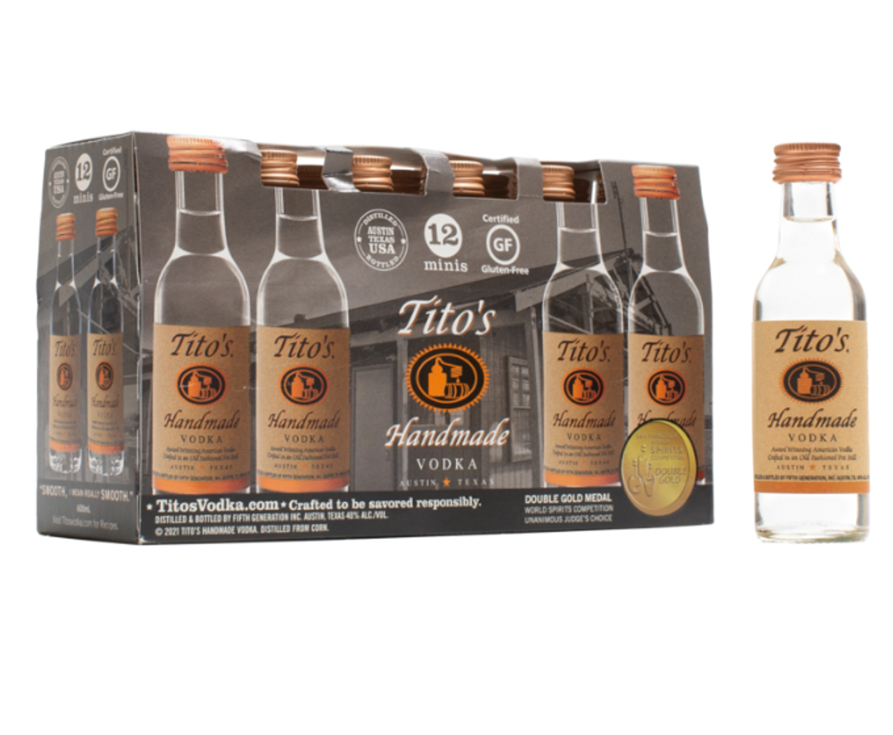 TITOS HANDMADE VODKA 200ML - Barbaritas Liquors LLC BEV2301987