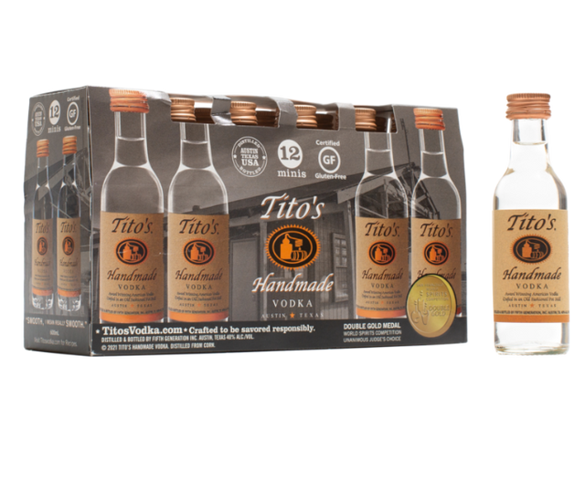 TITOS HANDMADE VODKA 375ML - Barbaritas Liquors LLC BEV2301987