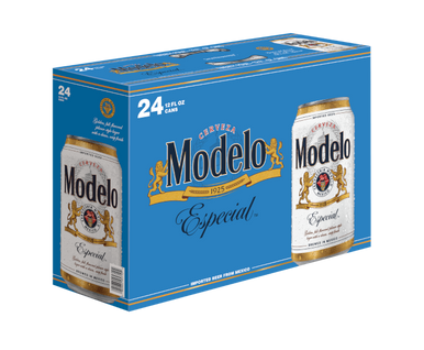 MODELO ESPECIAL 12OZ CAN 24 PACK - Barbaritas Liquors LLC BEV2301987