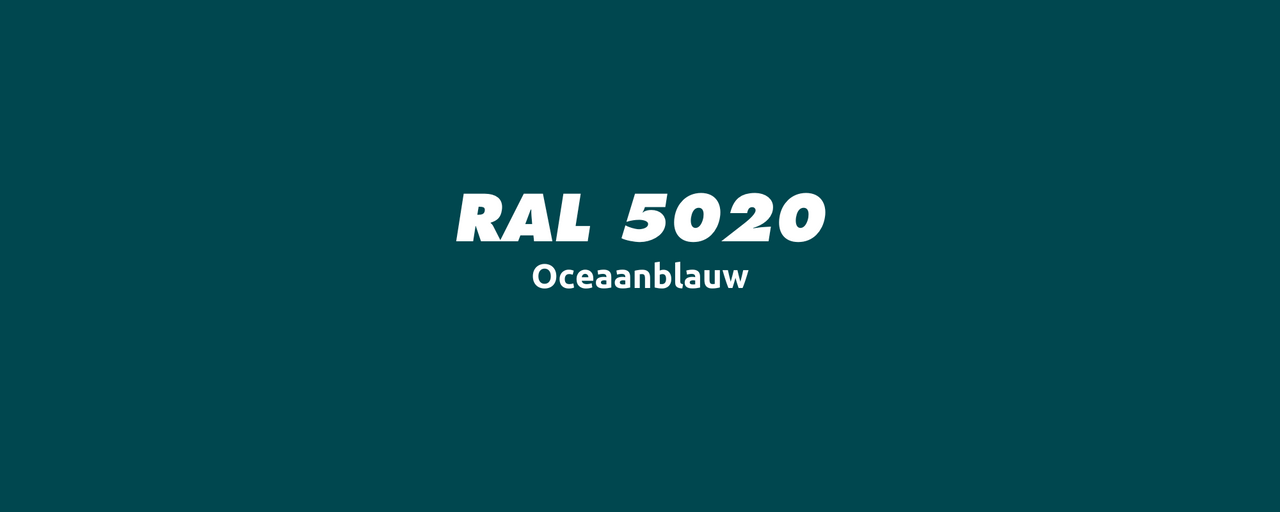 RAL 5020 - Oceaanblauw - Onlineverf.nl