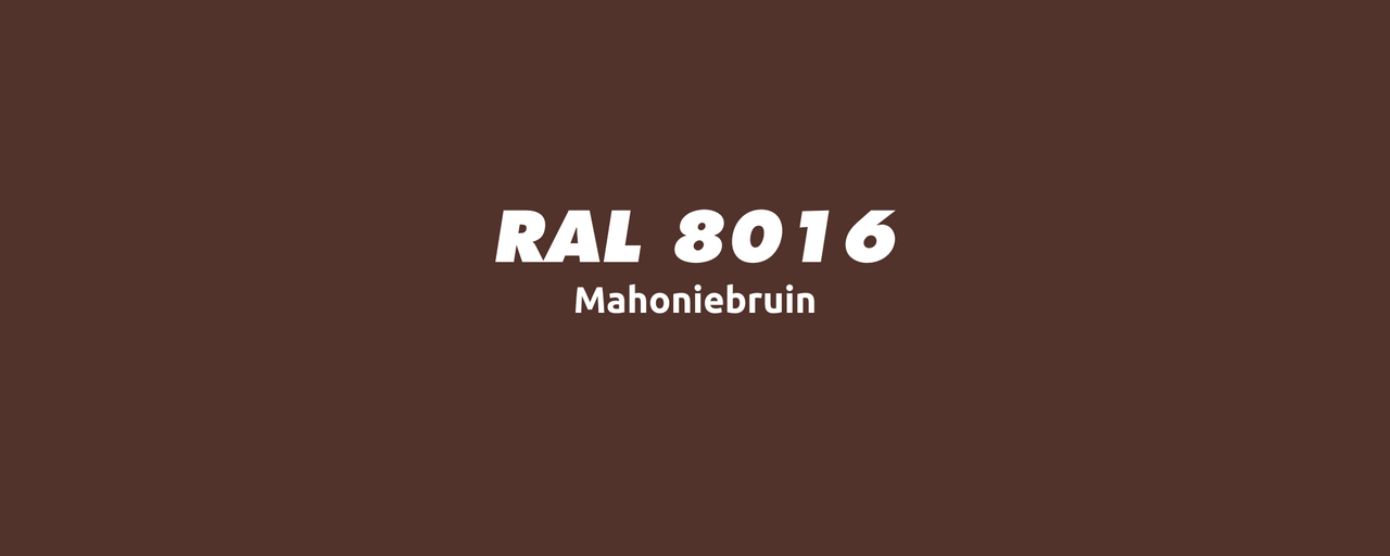 RAL 8016 - Mahoniebruin - Onlineverf.nl