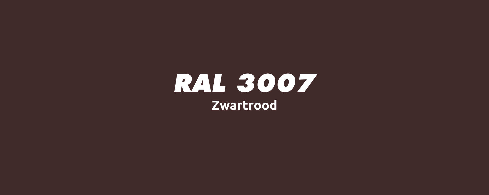 RAL 3007 - Zwartrood - Onlineverf.nl