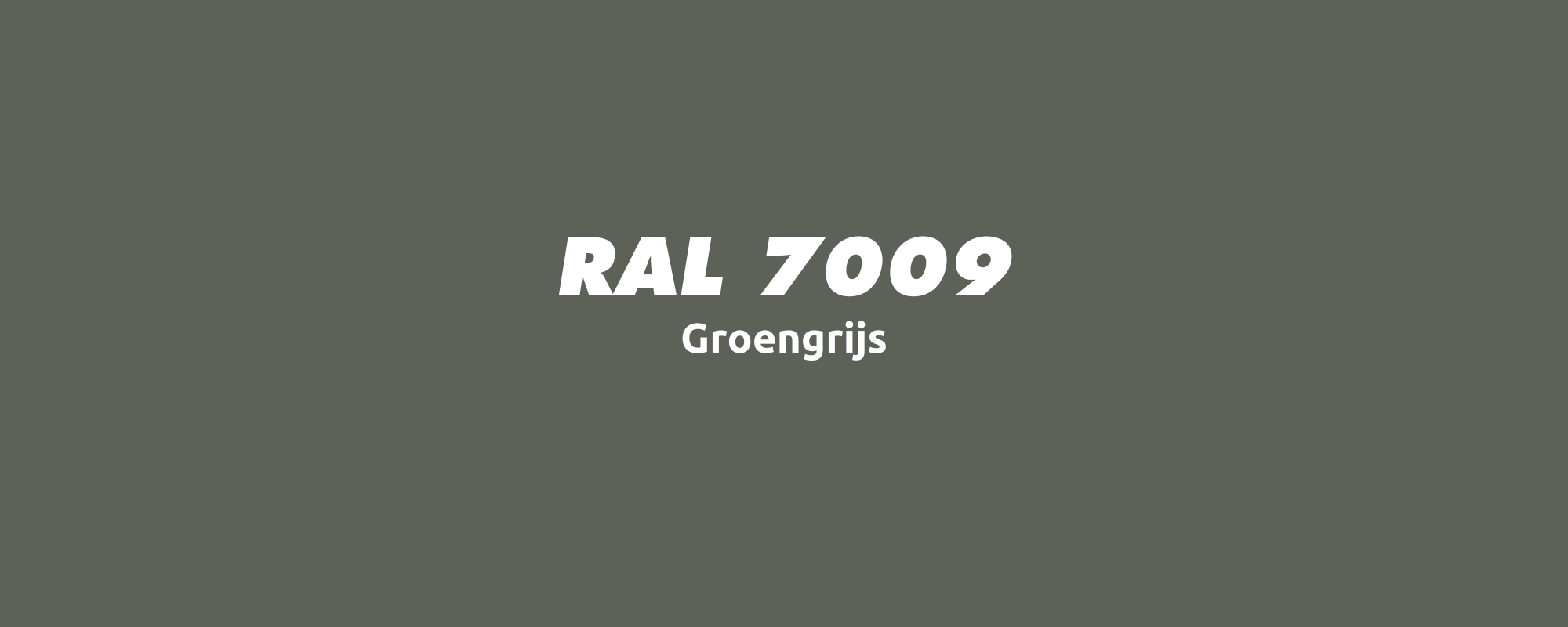 RAL 7009 - Groengrijs - Onlineverf.nl