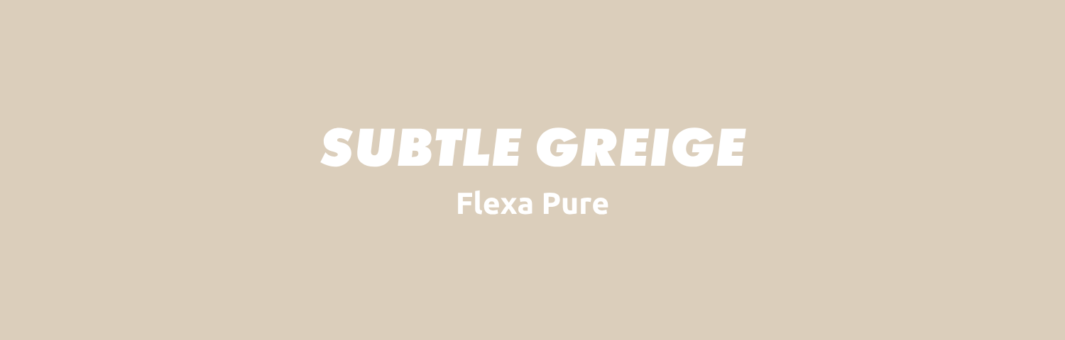 Rust en elegantie met Flexa Pure Subtle Greige - Onlineverf.nl