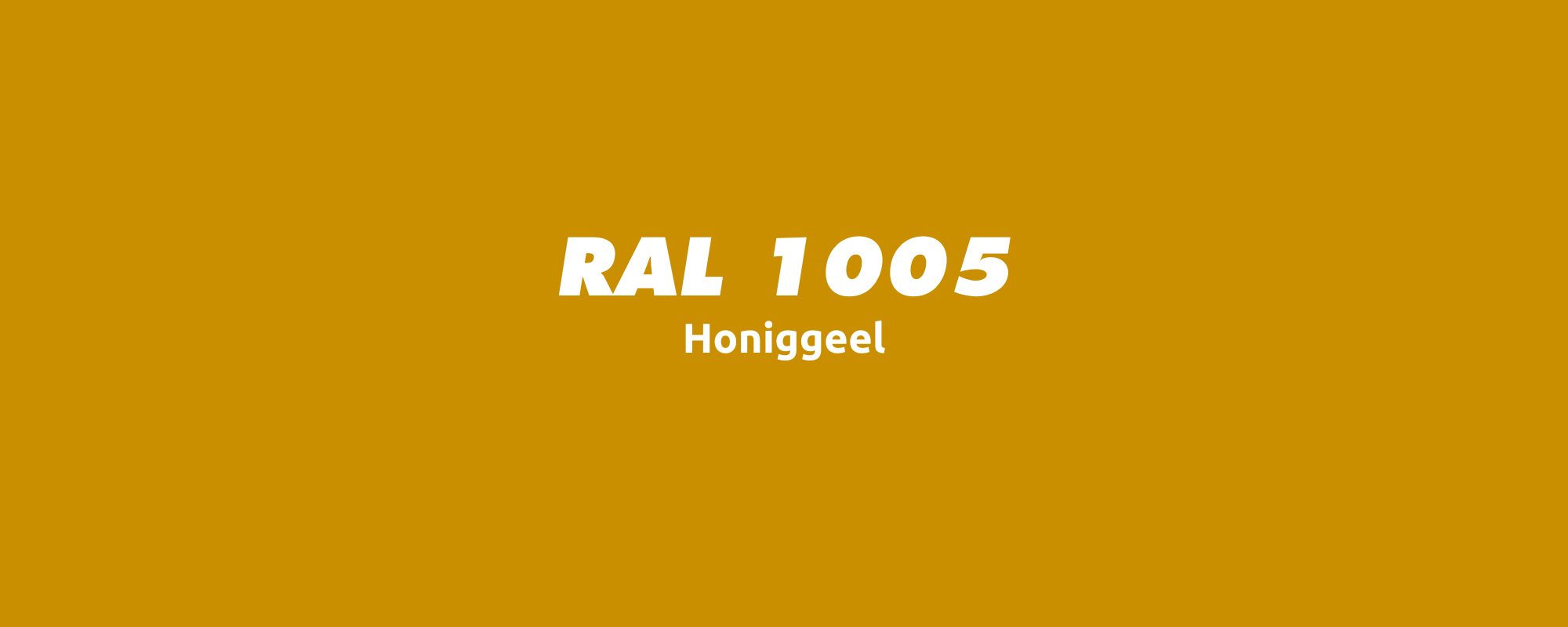 RAL 1005 - Honinggeel - Onlineverf.nl