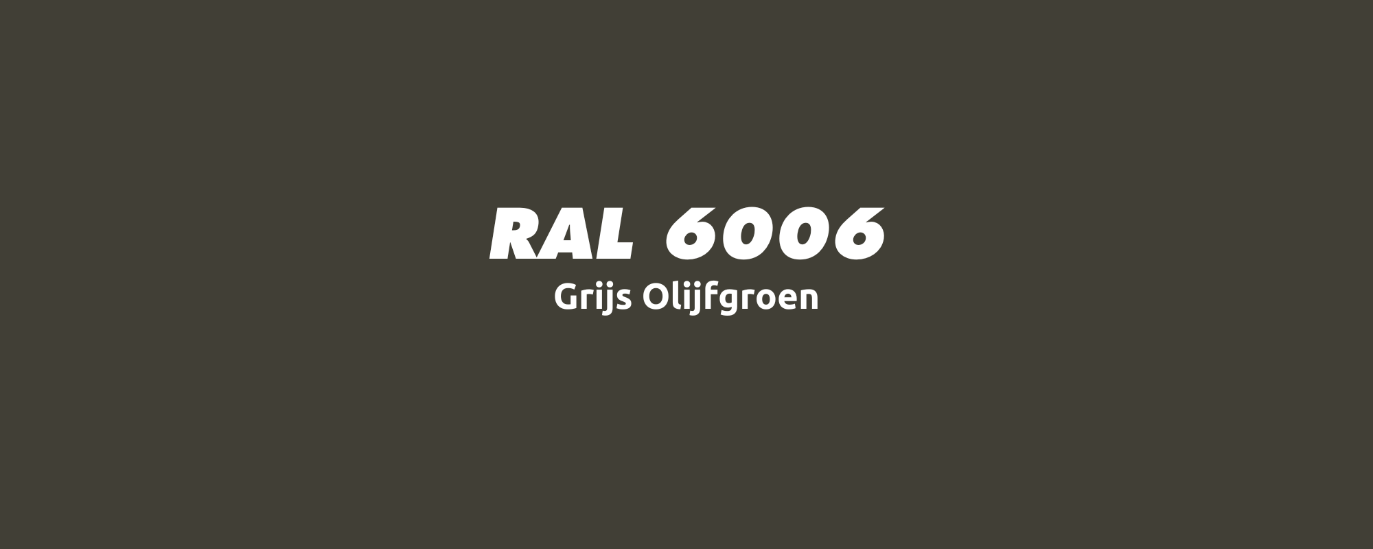 RAL 6006 - Grijs Olijfgroen - Onlineverf.nl