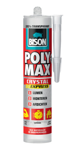 Bison Poly Max Crystal Express Transparant kopen | Onlineverf.nl