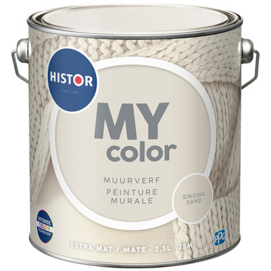 Histor My Color Muurverf Extra Mat Singing Sand | Onlineverf.nl