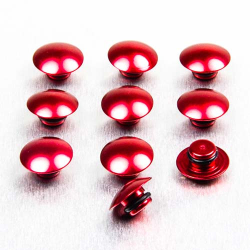 Aluminium Button Insert M6 (Fits 5mm AK) Pack x10 | Pro-Bolt