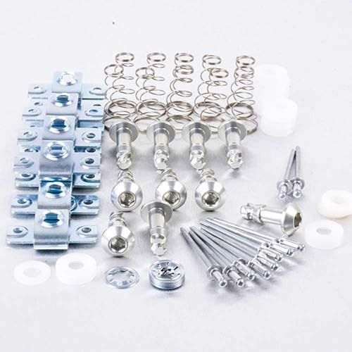 Aluminium Quick Release Stud 19mm Allen Key & CLIP6 Pack x10 | Pro-Bolt