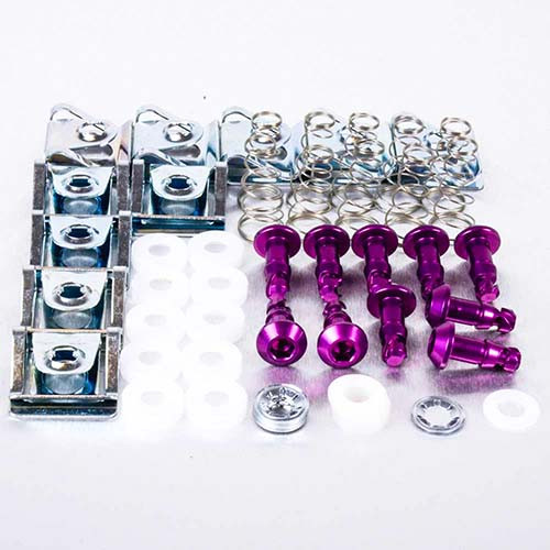 Aluminium Quick Release Stud 17mm Allen Key & CLIP3 Pack x10 | Pro-Bolt