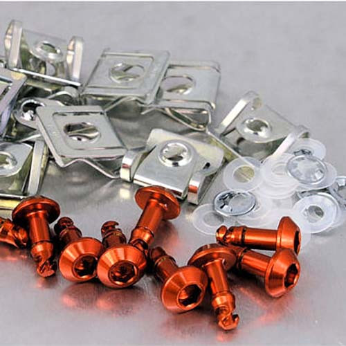 Aluminium Quick Release Stud 19mm Allen Key & CLIP3 Pack x10 | Pro-Bolt