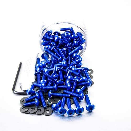 Aluminium Tub Dome/Fairing Bolts M5 100 Piece | Pro-Bolt