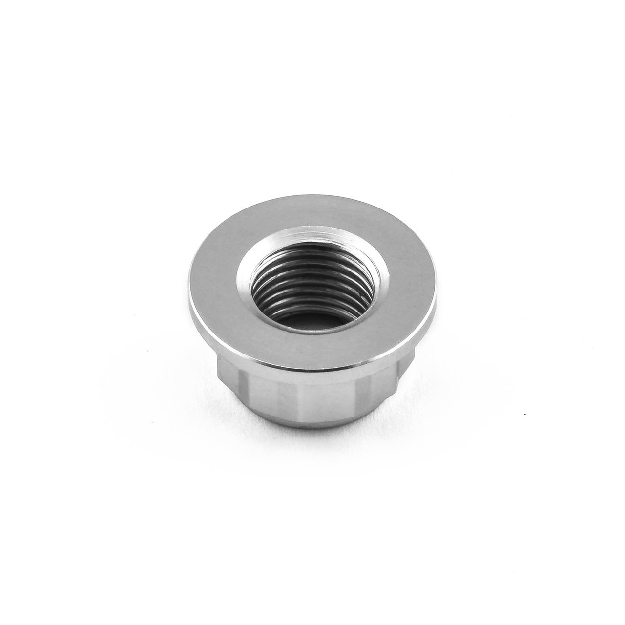 Titanium Flanged Metal Lock Nut Bi-Hex M10x(1.25mm) | Pro-Bolt