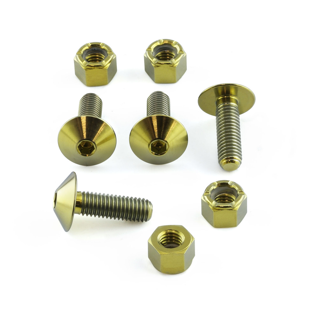 Titanium Number Plate Bolt Kit (USA/Italia) | Pro-Bolt
