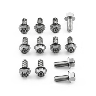 Stainless Steel Disc Bolt Flanged Hex M6 x 15mm Pack x 12 | Pro-Bolt