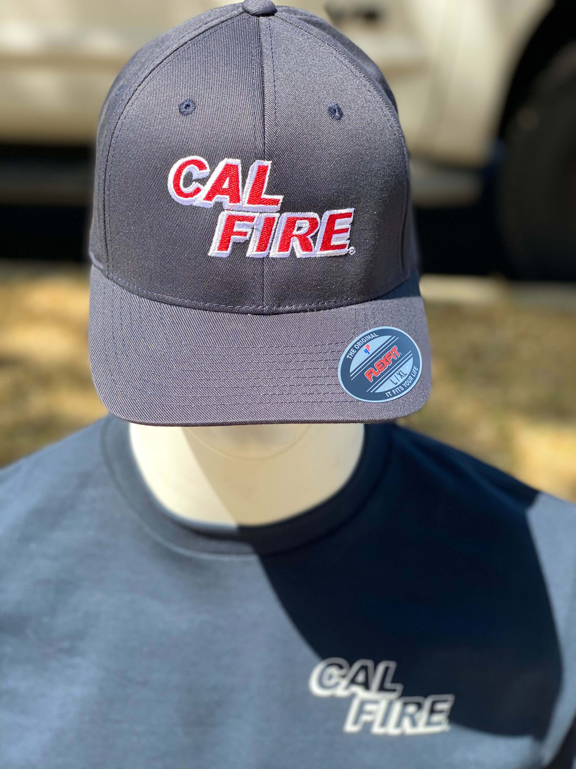 2 Hot Activewear & Uniforms DK Navy Cal Fire Hat