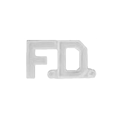 Premier Emblem | F.D. 1/2" Cut Out Letters