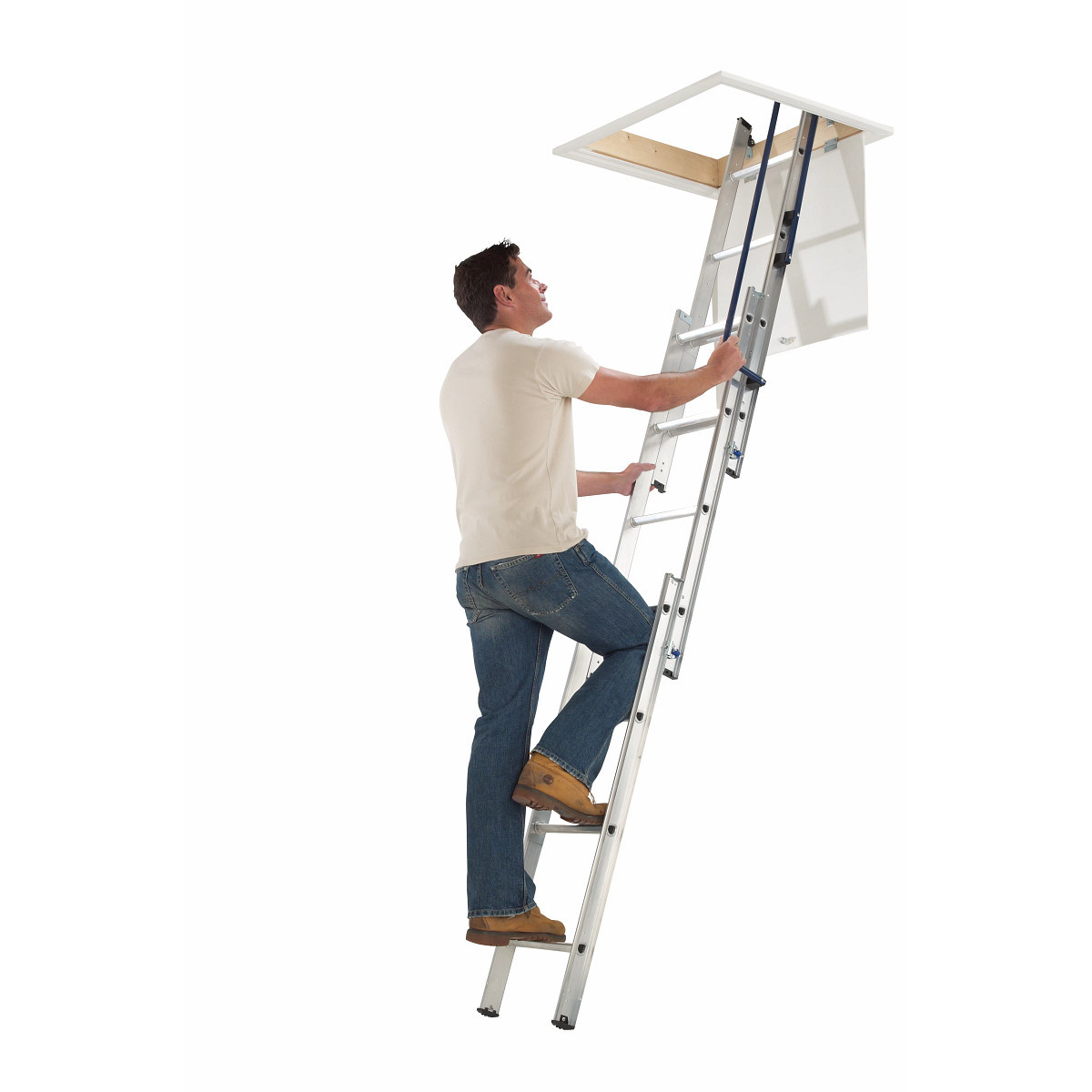 Abru Blue Seal 3 Section Easy Stow Loft Ladder
