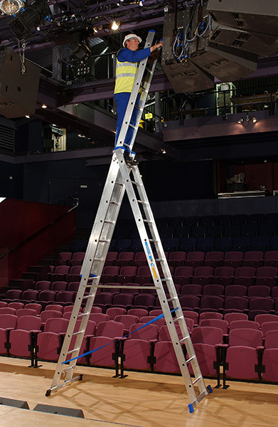 Zarges EN131 Professional 3-Part Skymaster Combination Ladder