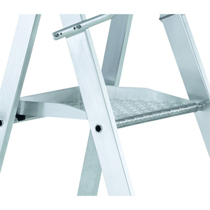 Zarges EN131 Master Step Ladder with Double Handrails - Ladders.co.uk