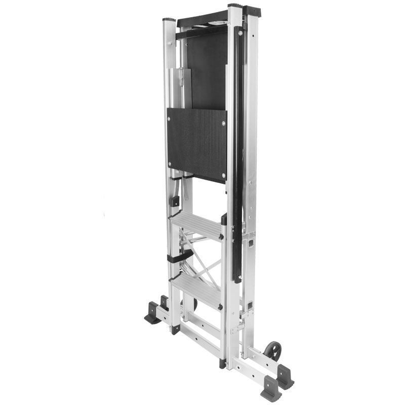 Foldable Work Platform Ladder with Steps | Compact Podium