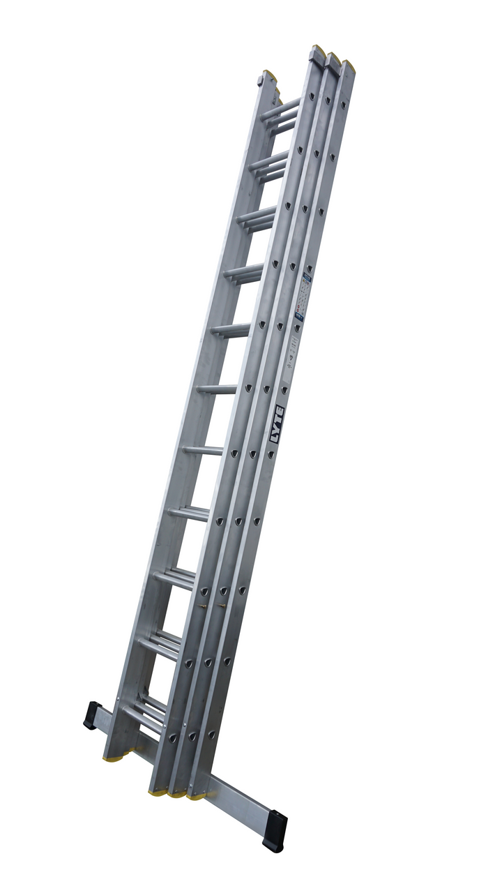 LytePro EN131-2 Professional Trade 3 Section Extension Ladder