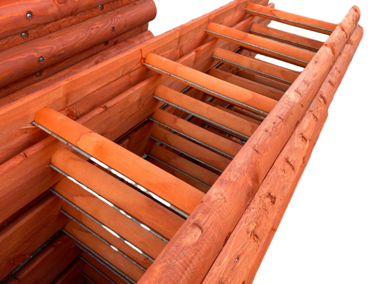 LFI Heavy Duty Timber Pole Ladders - Ladders.co.uk