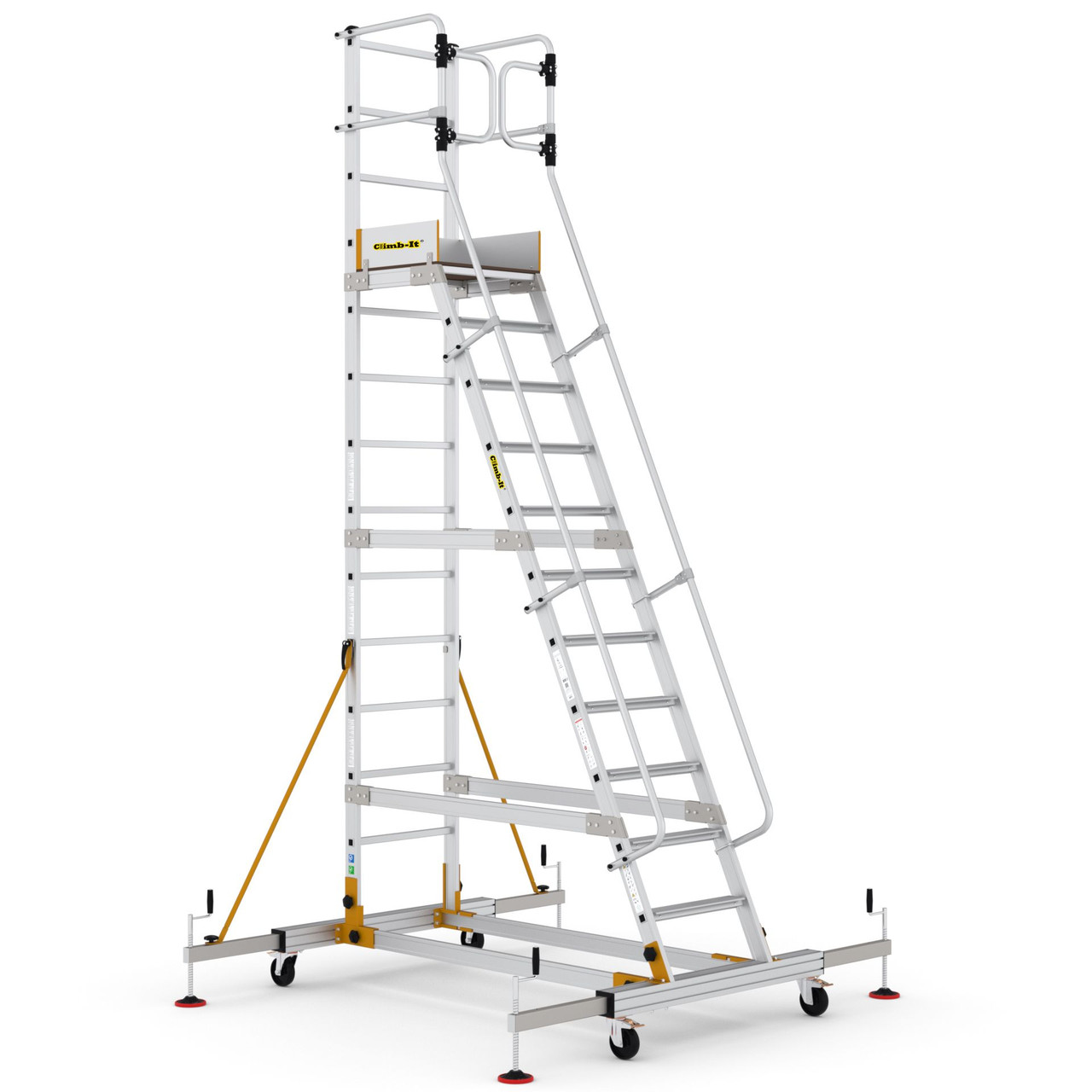 Climb-It® Mobile Steps with Safety Gate | Secure Access Steps