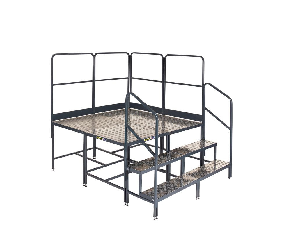 Climb-It® Four Platforms Square Modular - Ladders.co.uk