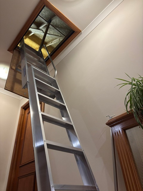 Ramsay Original 2 Section Loft Ladder | Aluminium Loft Access