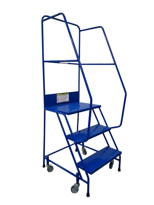 Light Weight Mobile Steps - Ladders.co.uk