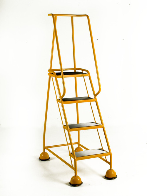 Steptek Dome Castor Feet - 4 Tread with Anti-Slip Tread - Ladders.co.uk